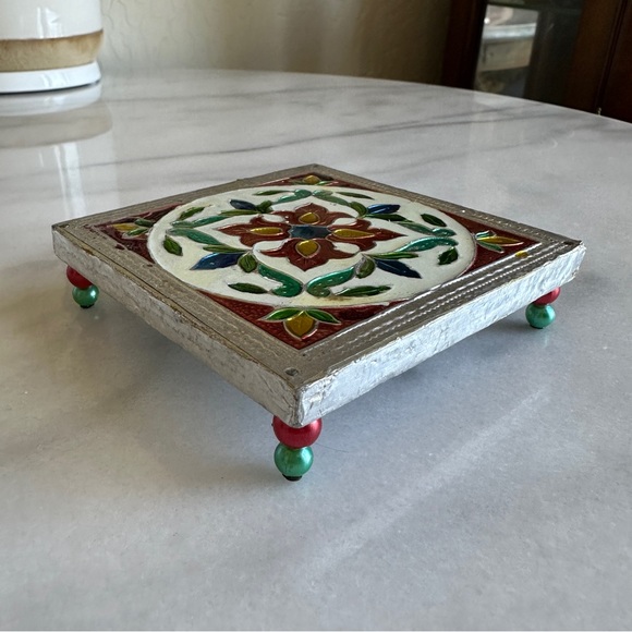 Vintage | Accents | Vintage Handmade Platform For Hindu God Murti God ...